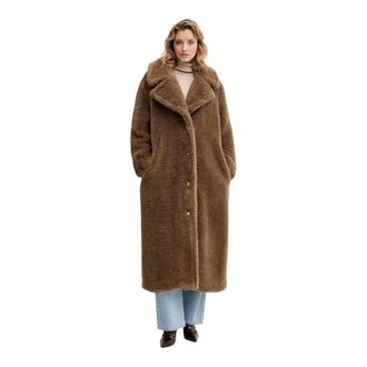Guess Femme, Manteaux, Brun, Taille: 36 FR Eugenie Coat