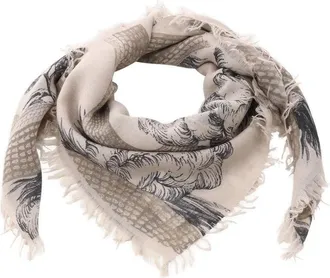 Friendly Hunting Tücher & Schals - Tuch Diamand aus Kaschmir - Gr. unisize - in Braun - für Damen