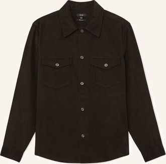 Reiss Reiss Cord-Overshirt Kai gruen