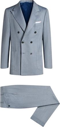 Kiton Homme, Costumes, Bleu, Taille: S Suit Virgin Wool