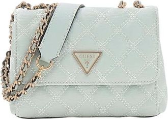 Guess sac à épaule bandoulière Giully II Mini 2 Compartment Convertible Flap Light Sage menthe