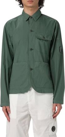 C.P. Company C.p. Company, Homme, Chemises, Vert, Taille: L Chemise de travail en popeline
