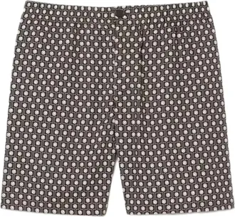 Lacoste Homme, Shorts, Brun, Taille: XL Bermuda in microfantasia