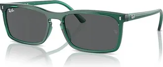 Ray-Ban Rb4435 Sonnenbrillen Transparent Grün Fassung Grau Glas 59-18