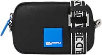 Karl Lagerfeld Karl Lagerfeld Jeans, Femme, Mini Sac Bandouli&egrave;re Avec Logo Box, Noir, One size