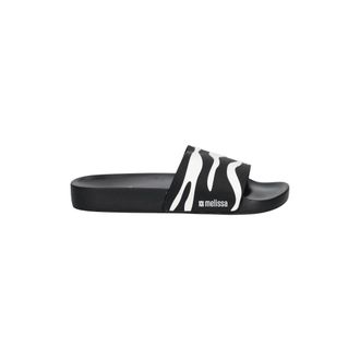 Melissa Animal Print Slide AD - - Shoes - Damen - Schwarzk - 37 EU