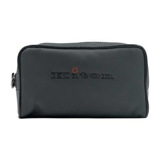 Kiton Pochette Regular Solid - - Bags - Herren - Grau - ONE SIZE