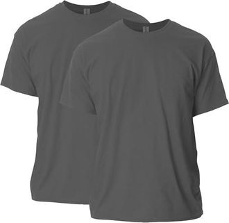 Gildan Ultra Cotton T-Shirt, Style G2000, Multipack, Anthracite (Lot de 2), Mixte