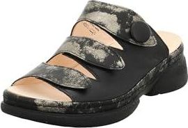 Think Femme Cambio Damen Lederfutter Sabots, Noir Combi 0080, 38 EU