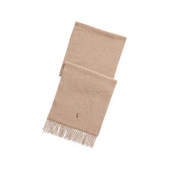 Polo Ralph Lauren &Eacute;charpe &agrave; franges en laine vierge