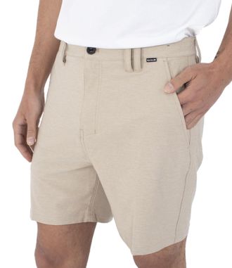 Hurley Herren Phantom Heather Walkshort 18 Bermudas, Khaki, 32