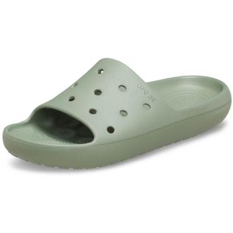 Crocs Unisex Classic Slide V2 Slide, Moss, 37/38 EU