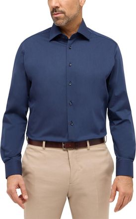 Eterna Male Performance Shirt MODERN FIT 45_H_1/1, 1/1, Navy