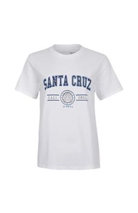 O'Neill T- Shirt Surf State, Blanc (Snow White), S-M (Lot de 4) Femme