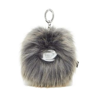 Diesel Monster Furry Charm - - Accessories - Damen - Grau - ONE SIZE