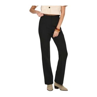 Only Only, Femme, Pantalons, Noir, Taille: 38 FR L32 &Eacute;l&eacute;gant pantalon tailleur avec m&eacute;lange extensible