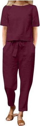 Generic Ensemble de surv&ecirc;tement d&eacute;contract&eacute; et tendance avec pantalon long imprim&eacute; complet pour femme, ensemble de d&eacute;tente pour femme, pantalon de surv&ecirc;tement