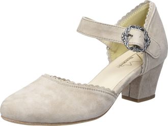 Hirschkogel Damen Pumps, Taupe, 39 EU