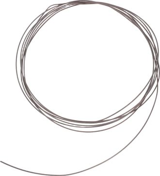 Angoily Wolframdraht Hochtemperatur-draht F&uuml;r Brennofen Keramikschmuck T&ouml;pferwerkzeug Hitzebest&auml;ndig Draht F&uuml;r Schmuckherstellung T&ouml;pferbedarf Schmuckdraht