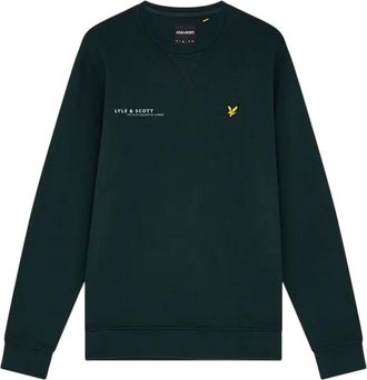 Lyle & Scott Co-Ordinate Sweatshirt Rundhalsausschnitt f&uuml;r Herren (Gr&uuml;n)