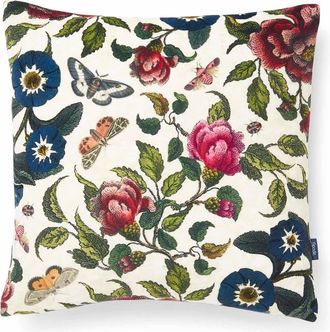 Spode Creatures of Curiosity Kissen, Blumenmuster, 30 x 30 cm, cremefarben