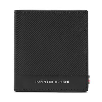 Tommy Hilfiger Geldbörse Tommy Hilfiger Th Foundation Trifold AM0AM13510 Schwarz