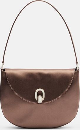 Savette Schultertasche Tondo Small aus Satin
