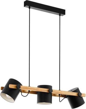 Eglo Eglo - Suspension, Industriel Acier Inoxydable Hornwood 3 Lumi&egrave;re(S)