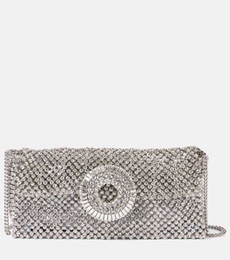 Aquazzura Sac All-Over Crystal Hoop