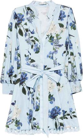 Alice & Olivia Kurzes Kleid - Hellblau