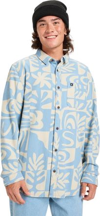 Quiksilver Motherfly Printed - Long Sleeve Shirt for Men - Langärmliges Hemd - Männer - XXL - Blau