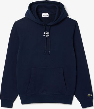 Lacoste R&uuml;ckseitiger Aufdruck Kapuzenpullover f&uuml;r Herren/Damen Unisex (Blau)