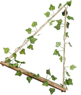 BESPORTBLE H&auml;ngendes Schaukelregal mit K&uuml;nstlichem Efeu Wandregal Als Kreativer Organizer und Zarte Dekoration f&uuml;r Wohnr&auml;ume