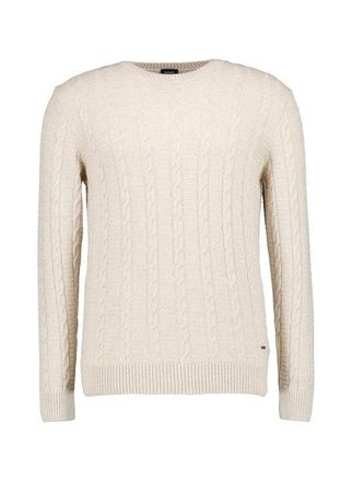 Joop Herren Pullover beige unifarben