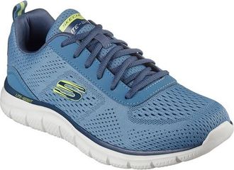 Skechers Homme Track Leshur Basket, Slate Mesh/Synthetic, 41.5 EU