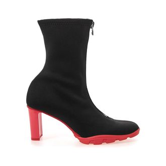 Alexander McQueen Schwarze Neopren Slim Tread Stiefeletten - - Shoes - Damen - Schwarzk - 36 1/2 EU