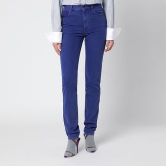 Chlo&eacute; Royal Indigo Jeans aus Baumwolldenim
