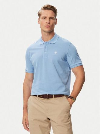 Beverly Hills Polo Club Poloshirt P-SS26M-P450124 Hellblau Regular Fit
