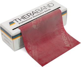 Theraband Widerstandsband 5.5m - Professionelles Latex-Fitnessband in Farbstufen - F&uuml;r Krafttraining, Stretching, Physiotherapie, Pilates & Reha