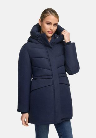 Marikoo Winterjacke Delilah mit kuschelig warmem Teddyfleece und hohem Kragen