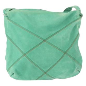 Loewe Pre-owned Ledertasche - - Pre-owned - Damen - Gr&uuml;n - ONE SIZE