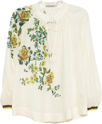 Alemais Phyllis Floral-print Blouse