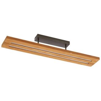 Lindby [NEUWERTIG] Lindby Led Deckenleuchte Lampe Holz Schwarz 98cm Dimmbar Wohnzimmer Beleuchtung B-Ware