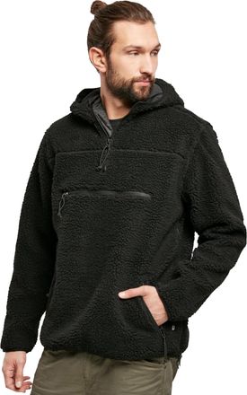 Brandit Teddyfleece Worker Pullover, Farbe: Black, Größe: 5XL