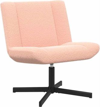 vidaXL Vidaxl - Drehstuhl Rosa 63 x 75 x 76 cm Stoff