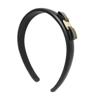 Ferragamo Pre-owned Leder haarspangen - - Pre-owned - Damen - Schwarzk - ONE SIZE