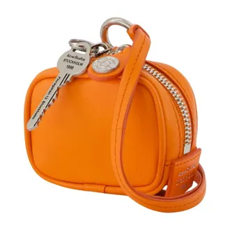 Acne Studios Womens Shoulder Bag Orange Calfskin