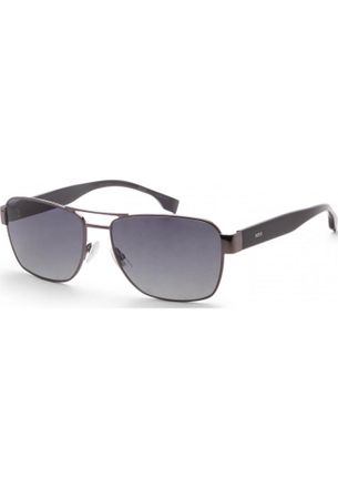 HUGO BOSS Hugo Boss Herren 60mm Schwarze Dunkelruthenium Sonnenbrille BOSS1441OS-0ANS-WJ