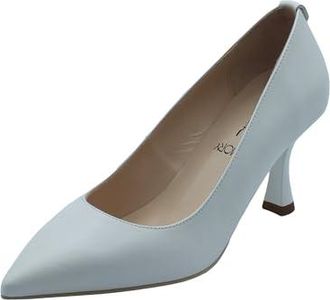 Nero Giardini E615420DE Nappa Blanc D&eacute;colt&eacute; &Eacute;l&eacute;gant Ouvert pour Femme en Cuir, Blanc, 38 EU