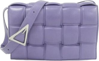 Bottega Veneta Pre-owned Lamb Shoulder Bag - Femme - Pre-owned - Violet - Taille: ONE Size
